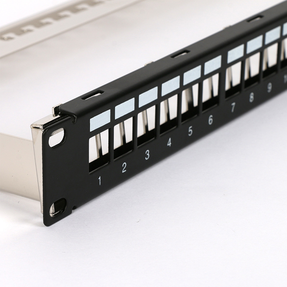 1U 24 Port UTP Blank Patch Panel from China manufacturer - WebiTelecomms structured cabling